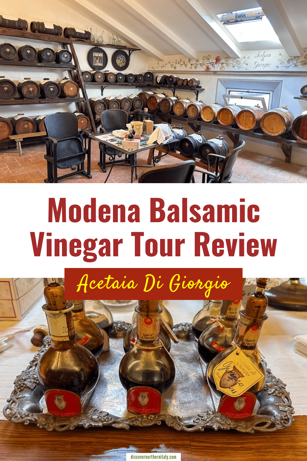 Modena Balsamic Vinegar Tour Review: Acetaia di Giorgio - Discover ...